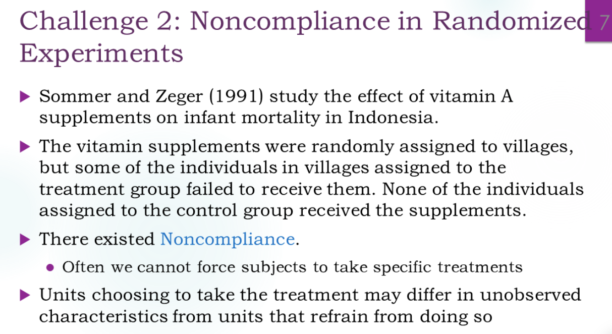 因果推断导论笔记-Lecture12-Randomized Experiments with Noncompliance-Instrumental Variable Method ...
