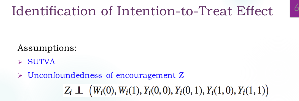因果推断导论笔记-Lecture12-Randomized Experiments with Noncompliance-Instrumental Variable Method ...